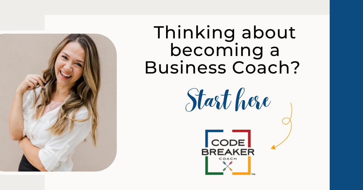 Upcoming Webinar: Learn How to Become a Certified Business Coach – Codebreaker Technologies, LLC.